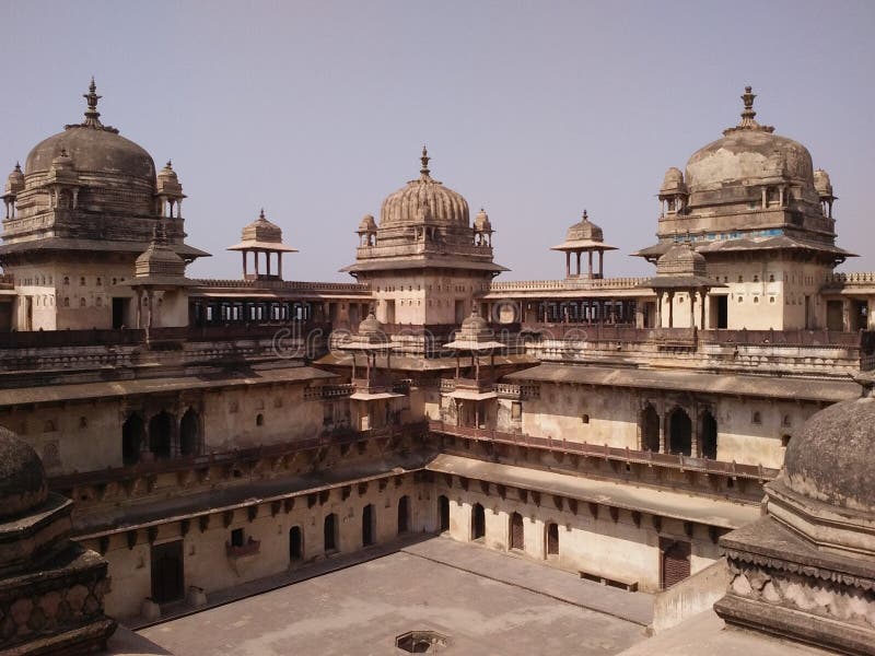 Orcha fort stock photo. Image of bundela, city, king - 130000194