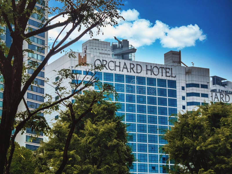 The Orchard Hotel on Orchard Road, Singapore Editorial Photography ...