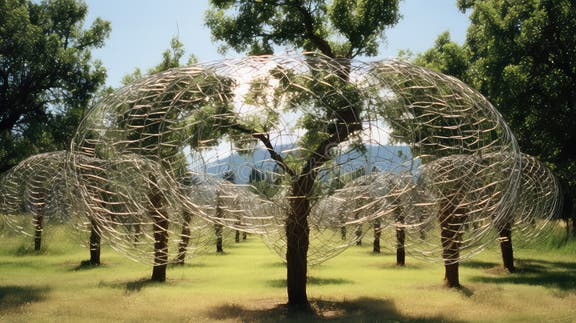 Orchard tree support stock photo. Image of brace, damage - 368397534