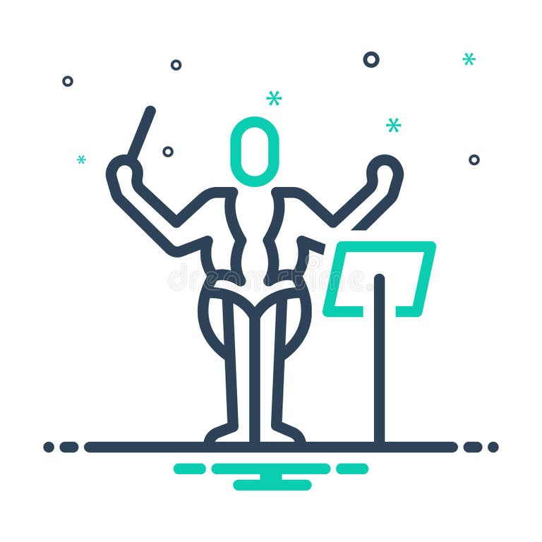 Conductor Orchestra Icon Stock Illustrations – 601 Conductor Orchestra ...