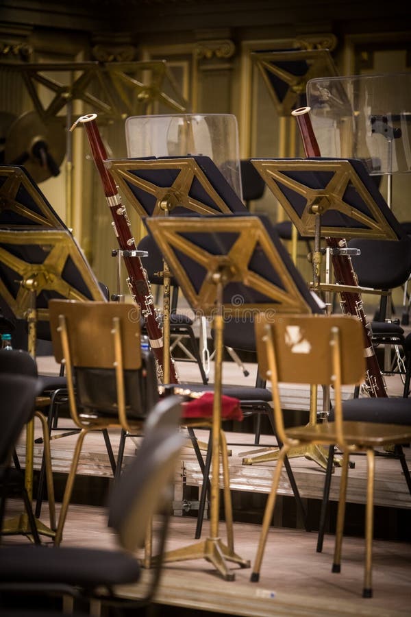 Orchestra Empty Seats on a Stage Stock Photo - Image of seats, choir ...