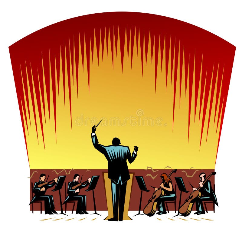 Orchestra Pit Silhouette