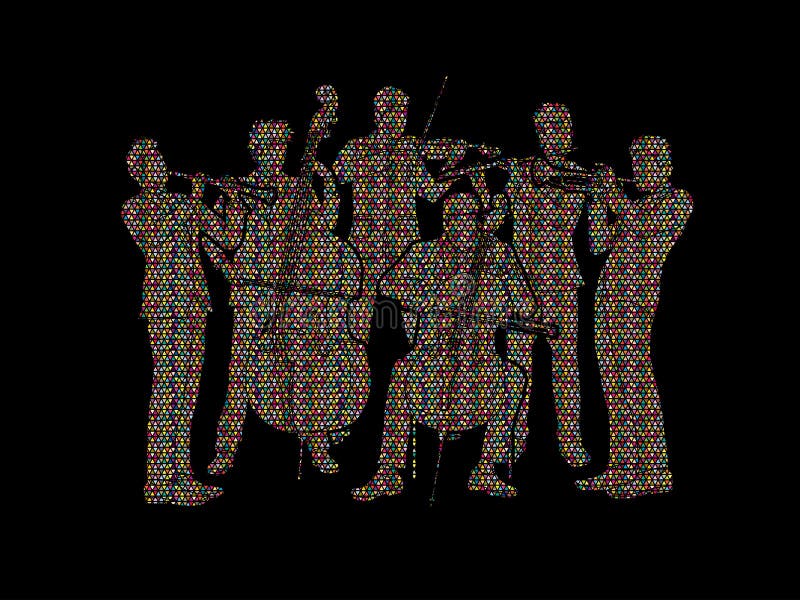 Orchestra stock vector. Illustration of clarinet, logo - 77389941