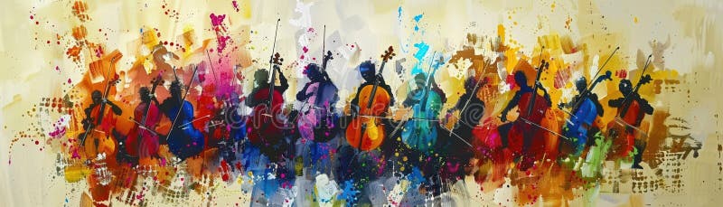 Orchestra Representation Abstract Representation of an Orchestra ...