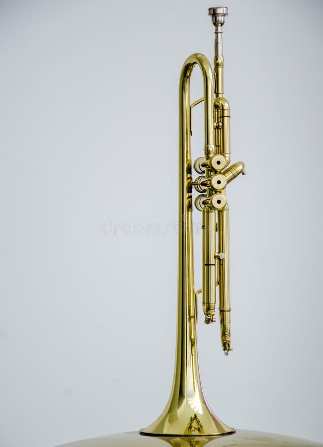 Trumpet stock photo. Image of light, orchestral, clarino - 131159406