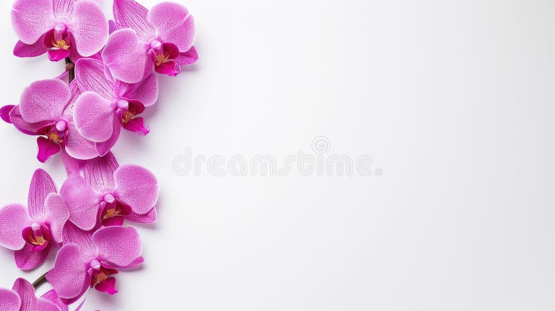 White Orchid Border Stock Illustrations – 6,791 White Orchid Border ...
