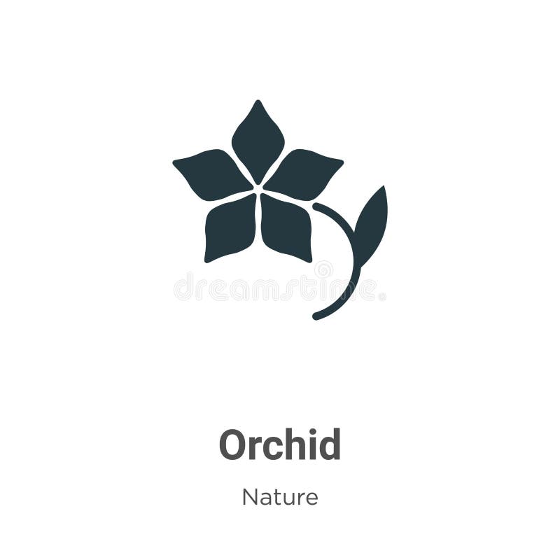 Orchid Icon in Filled, Thin Line, Outline and Stroke Style. Vector ...