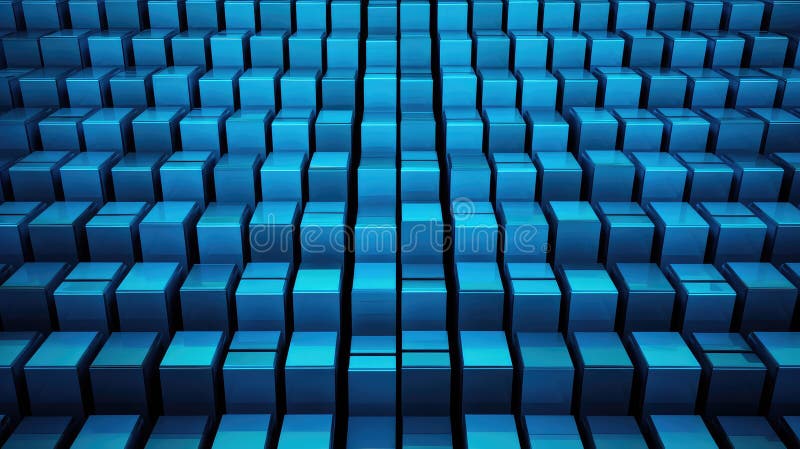 Order Blue Boxes Background Stock Illustration - Illustration of grid ...