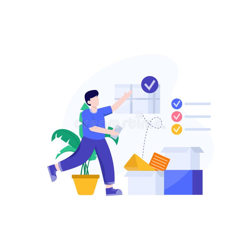 Order Complete Conceptual Design Ilustration Vector Stock Vector ...