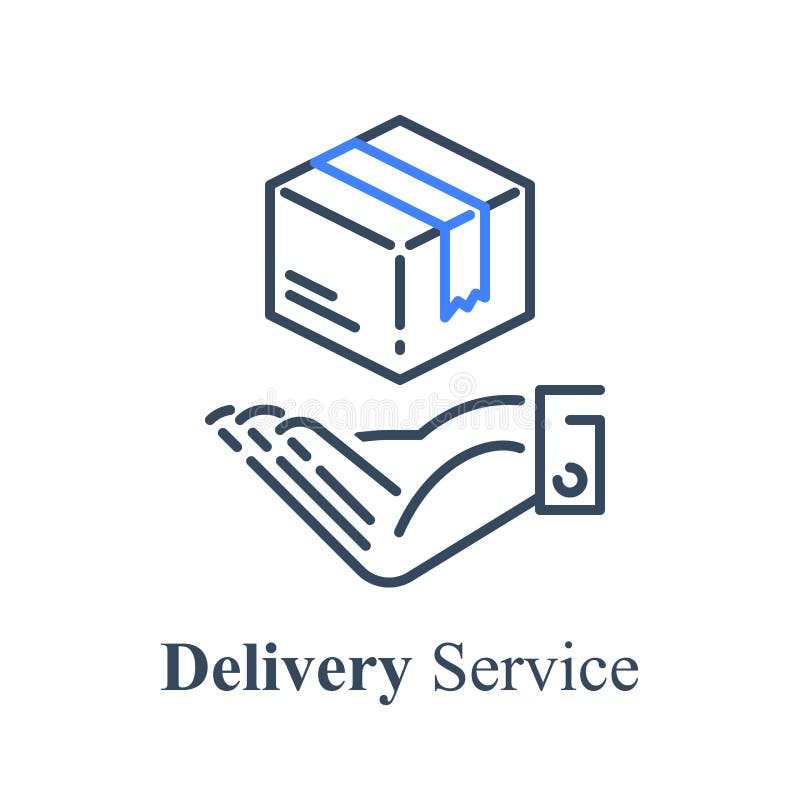 Parcel Delivery Logo Hand Stock Illustrations – 1,302 Parcel Delivery ...