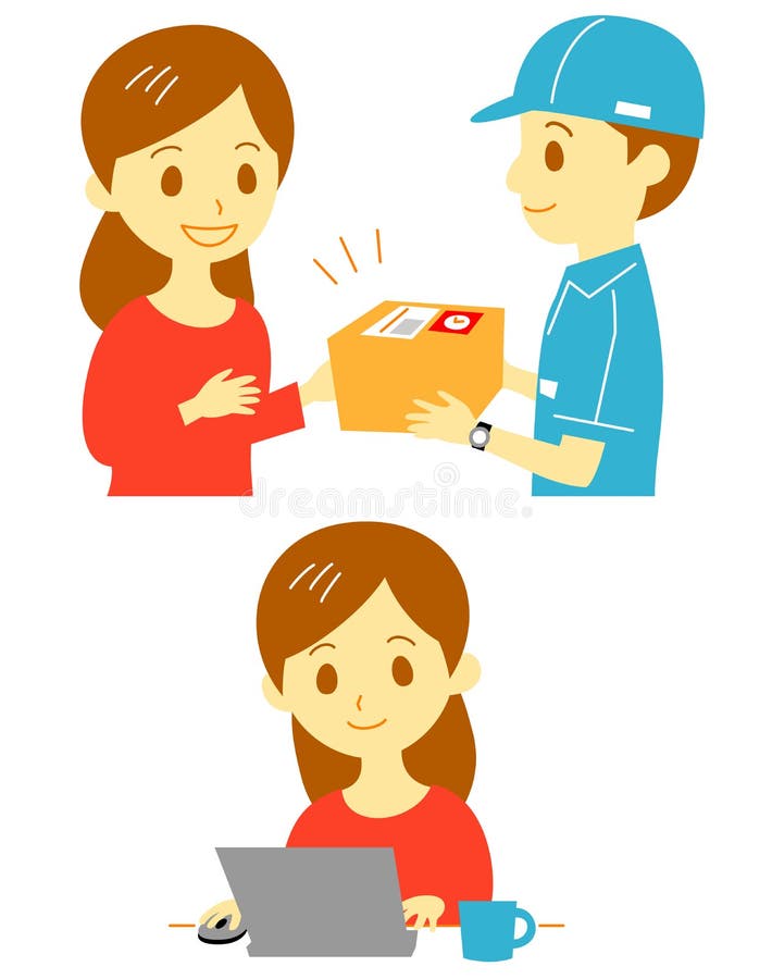 Order and delivery stock vector. Illustration of transport - 31128141