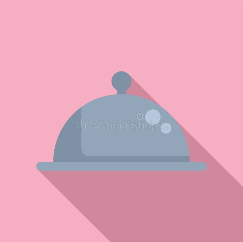 Order Food Tray Icon Flat Vector. Dinner Menu Online Stock Illustration - Illustration of lunch ...