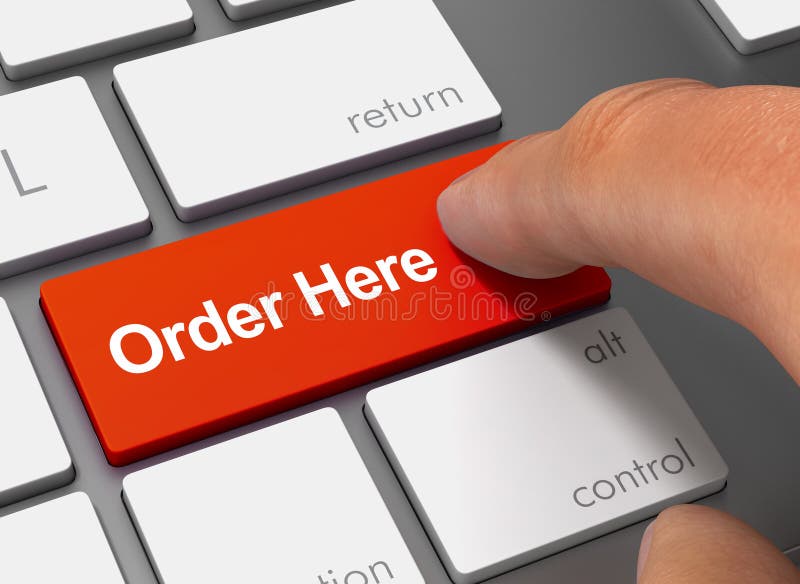 Order Here Concept Illustration Stock Illustrations – 650 Order Here ...