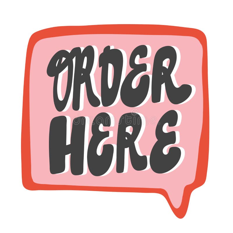 Order Here Logo Stock Illustrations – 1,031 Order Here Logo Stock ...