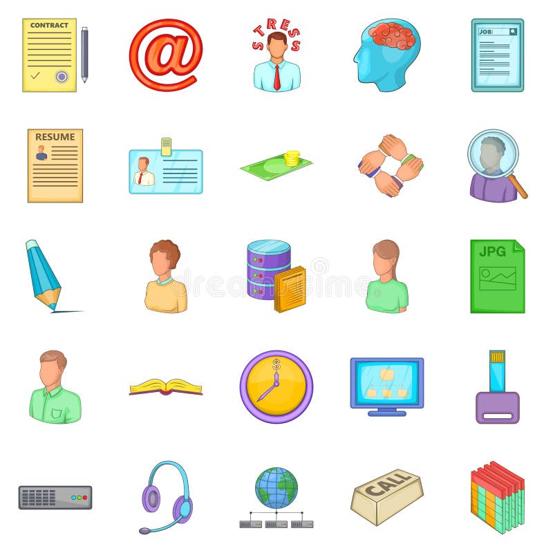 Order Icons Set Cartoon Style Stock Illustrations – 525 Order Icons Set ...