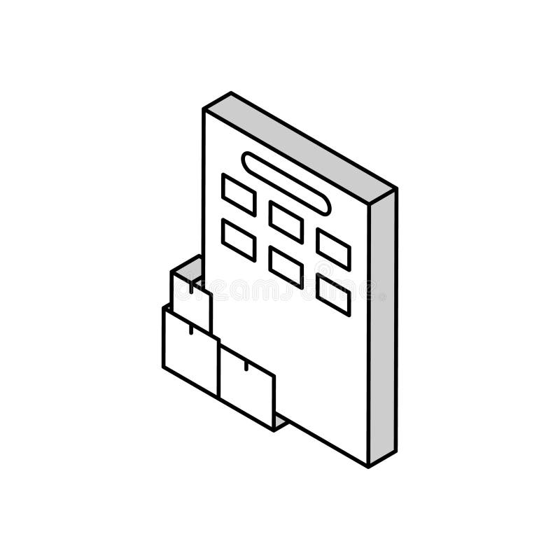 Order Management Isometric Icon Vector Illustration Stock Vector ...