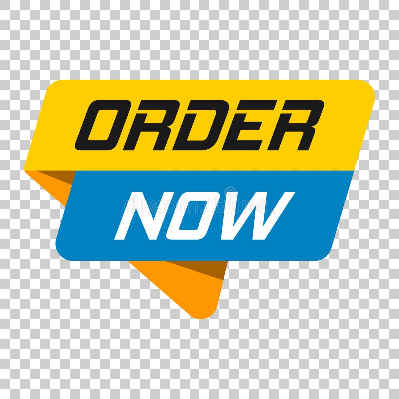 Order Now Banner Badge Icon. Vector Illustration on Isolated ... Order Now Banner Badge Icon. Vector Illustration on Isolated ...