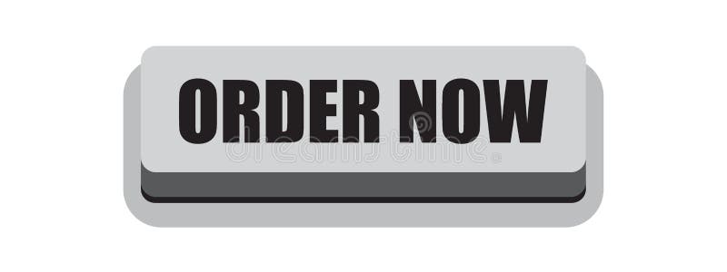 Order now button stock illustration. Illustration of buttons - 121305032