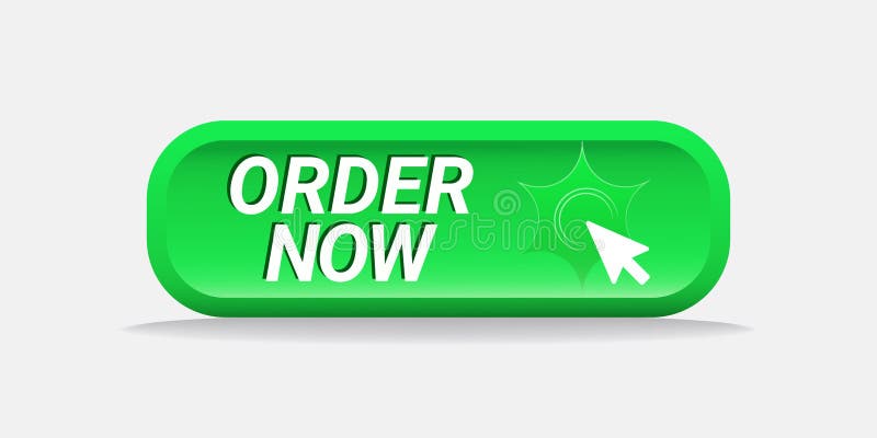 Order Now Button for Web Design, Online Shopping Web Banners. Stock ...