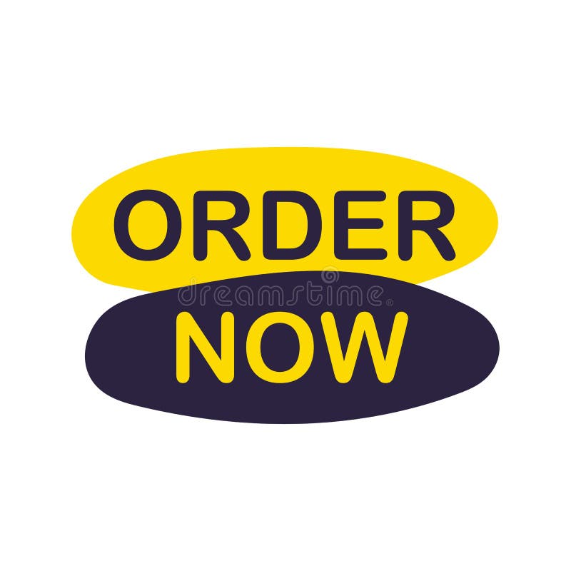Order Now Label for Business Stock Vector - Illustration of store ...