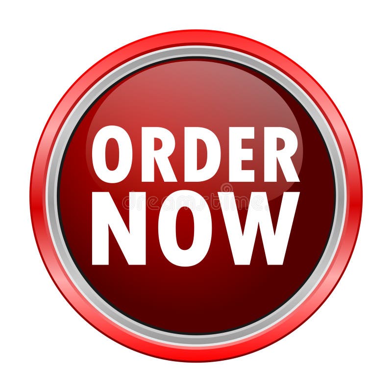 Metallic Order Now Button/icon Set Stock Vector - Illustration of ...