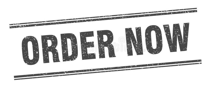 Order Now Stamp. Order Now Square Grunge Sign Stock Vector ...