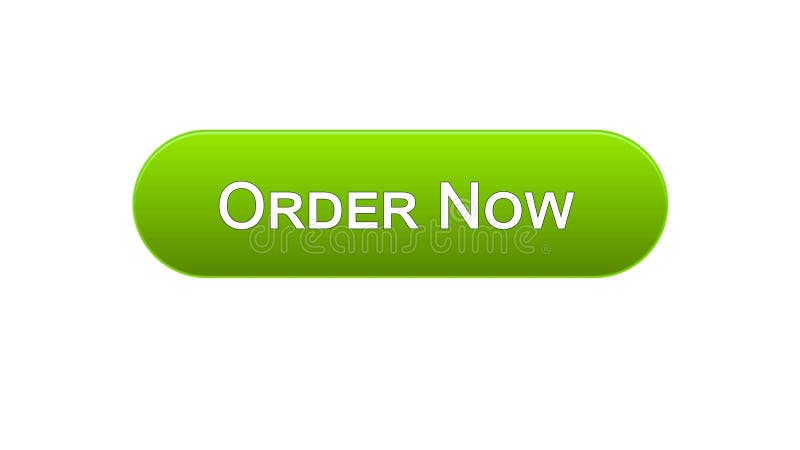 Order Now Web Interface Button Green Color, Online Shopping Application ...