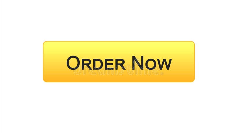 Order Now Web Interface Button Orange Color, Online Shopping ...