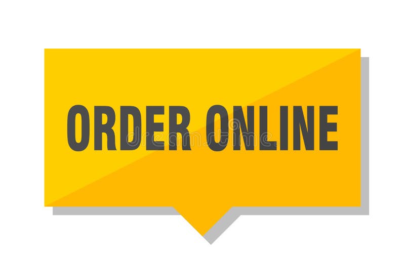 Order online price tag stock vector. Illustration of vector - 118867382