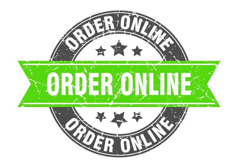 Order Online Button. Order Online Sign. Key. Push Button Stock Vector ...