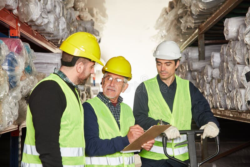 Order Picker with Clipboard and Checklist Stock Photo - Image of ...