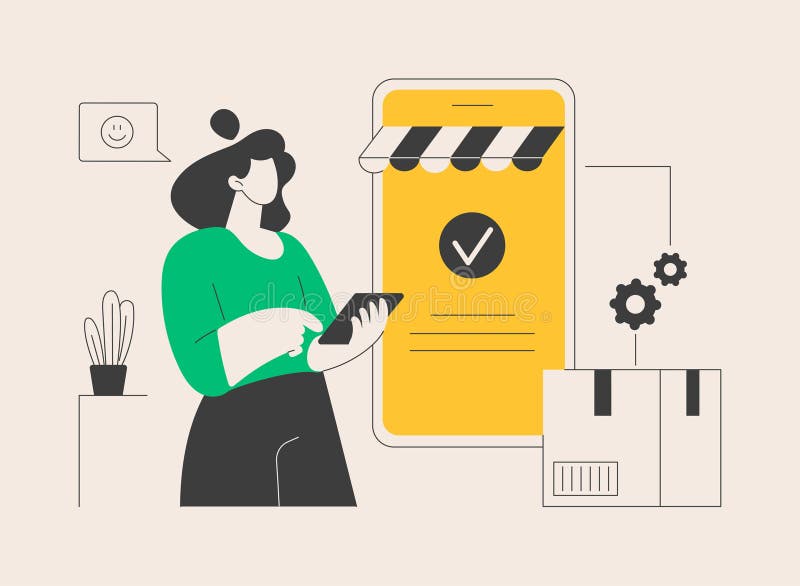 Order Processed Abstract Concept Vector Illustration. Stock Vector ...