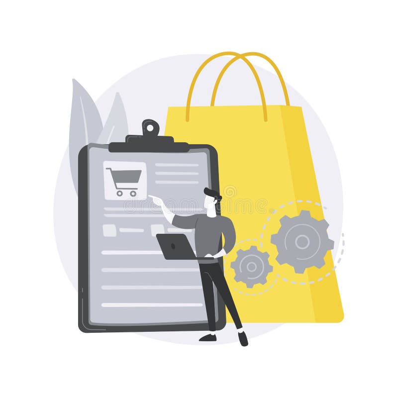 Order Processing Abstract Concept Vector Illustration. Stock Vector - Illustration of concept ...