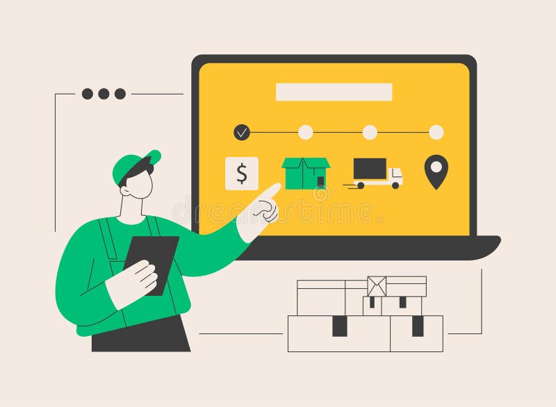 Order Processing Abstract Concept Vector Illustration. Stock Vector ...