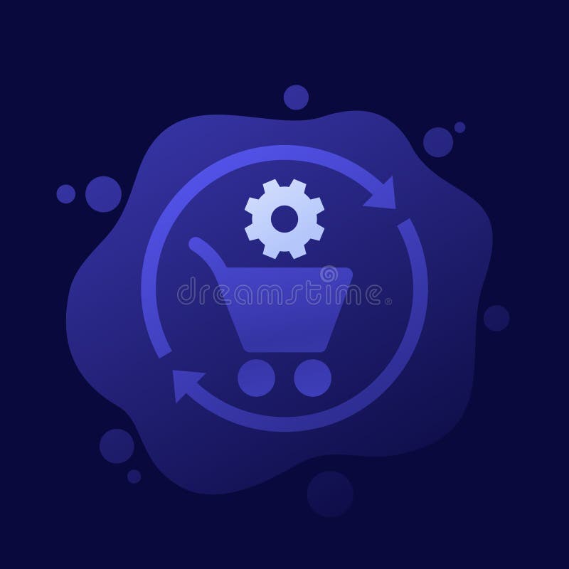 Order Processing, Procurement Icon, Vector Design Stock Vector ...
