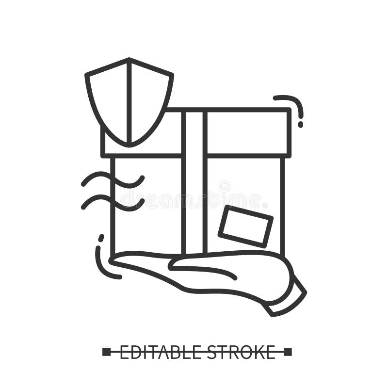 Order Protection Icon.Concept of Safe Contactless Express Post Order ...