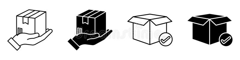 Order receive icon vector stock illustration. Illustration of large ...