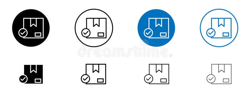 Order receive icon vector stock illustration. Illustration of ...