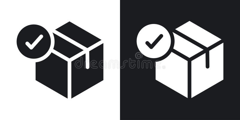 Order receive icon vector stock illustration. Illustration of logistics ...