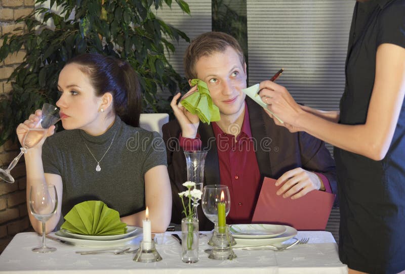 Order in restaurant stock image. Image of relationship - 11648337