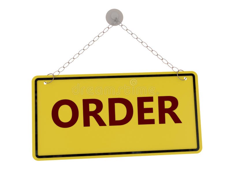 Order Sign Logo Design Template Stock Vector - Illustration of grabs ...