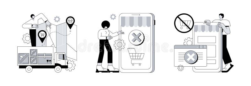 Order Status Abstract Concept Vector Illustrations. Stock Vector ...