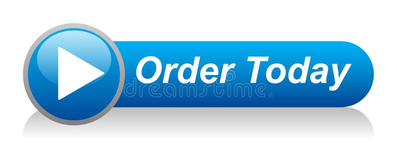 Order Today Web Button Icon Stock Illustration - Illustration of ...