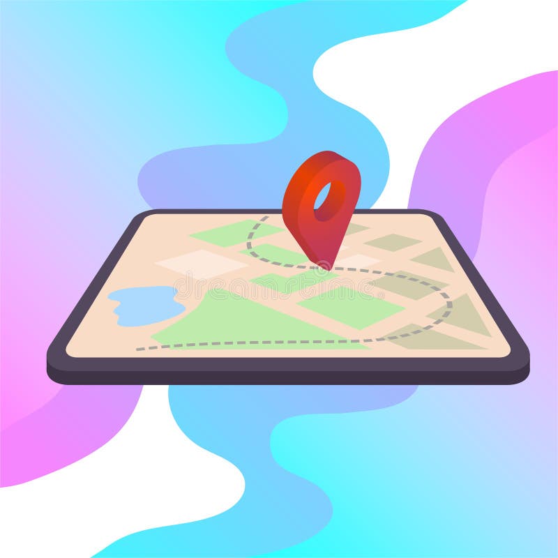 Order Tracking App for Tablet or Smartphone. Vector Stock Vector ...