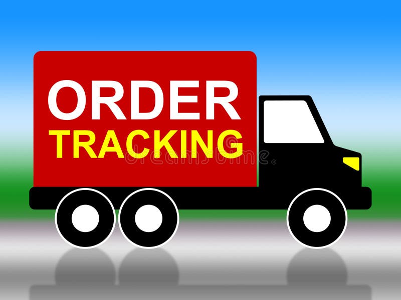 Order Tracking Indicates Logistic Delivery and Moving Stock ...