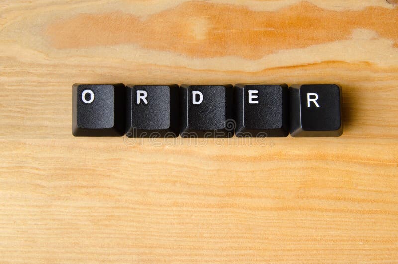 Order word stock photo. Image of idea, graphic, word - 98423136
