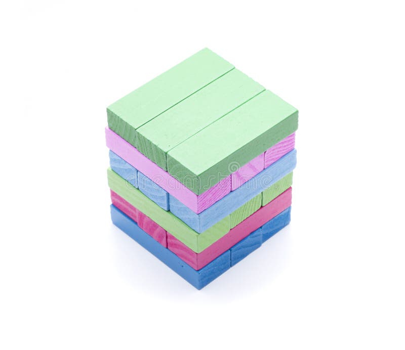 Ordered blocks stock image. Image of isolated, color - 70314821