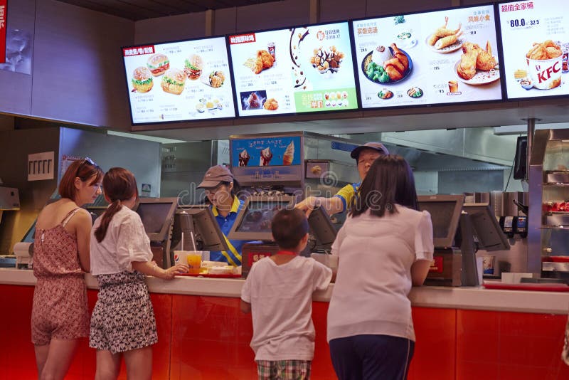 Ordering In Kfc Editorial Image Image 55505275