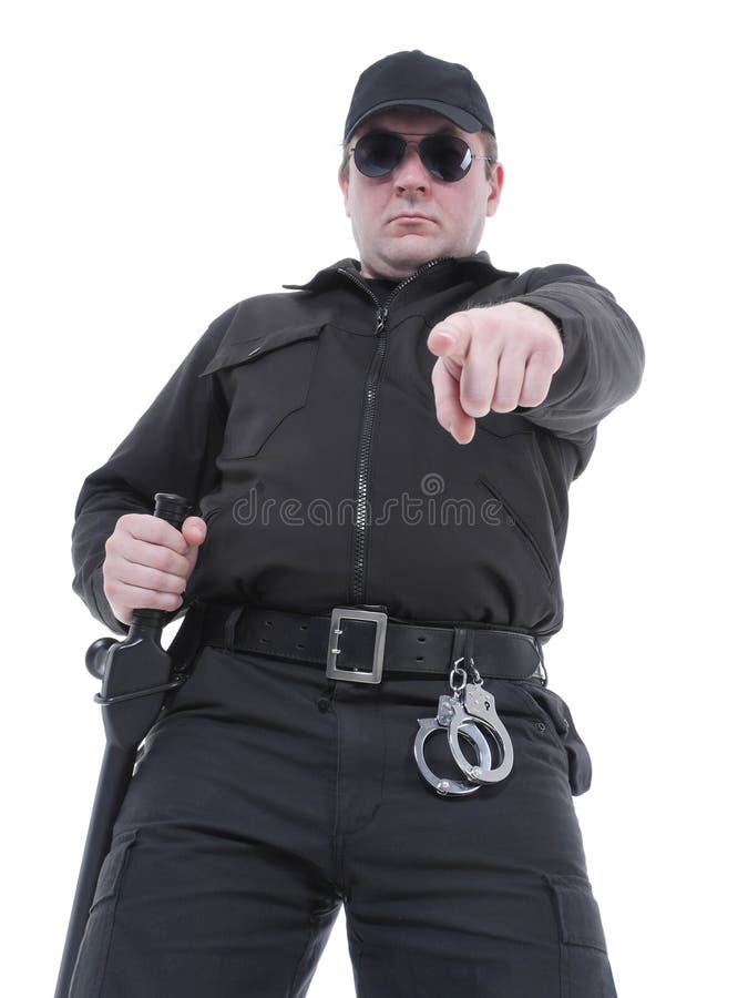 Ordering policeman stock photo. Image of behest, policeman - 31435430