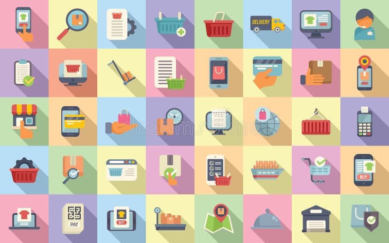 Distribution Process Icons Stock Illustrations – 1,344 Distribution ...